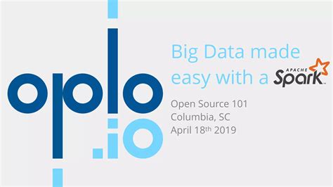 big data made easy with a spark ppt