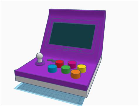 Stl File Arcade Case For Raspberry Pi 3 7 Inch Lcd Screen ・template To Download And 3d Print・cults