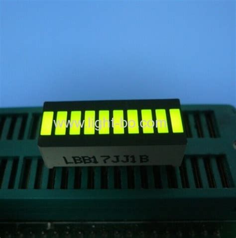 ultra blue 10 segment led light bar gradh array for instrument panel