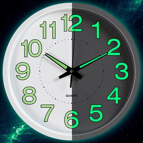 ᐉ Годинник настінний Losso Premium Lumin Cw 30 світиться Білий 357623835 • Краща ціна в Києві