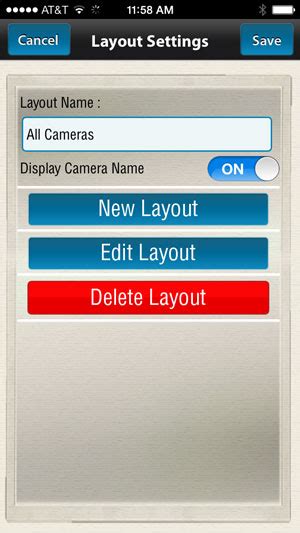 Layout Settings Eagle Eye Networks