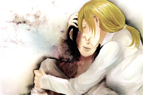 Krista Lenz And Ymir Shingeki No Kyojin Drawn By Ichiya Crossxtalk Danbooru