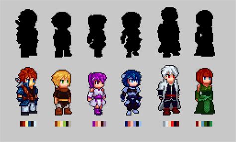 Do Pixel Art Sprite Sheet 2d Game Character Animation Pokemon Rpg Maker By Marktr Guru Fiverr