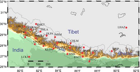 Location Of Gps Sites In Wgs 84 Coordinate System Download Scientific Diagram