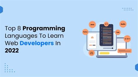 top 8 programming languages to learn web developers in 2022 learning languages web
