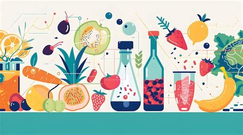 Premium Photo Functional Food Visualizing The Link Between