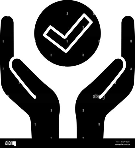 Quality Services Glyph Icon Quality Assurance Verification And Validation Meeting