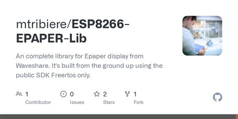 GitHub Mtribiere ESP8266 EPAPER Lib An Complete Library For Epaper