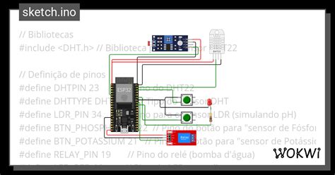 FASE 3 CAP 1 AGROMACHINE Wokwi ESP32 STM32 Arduino Simulator