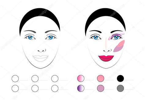 Make Up Pattern Set Stock Illustration By ©realmcoy 1996585