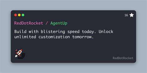 GitHub RedDotRocket AgentUp Portable Scalable Secure AI Agents