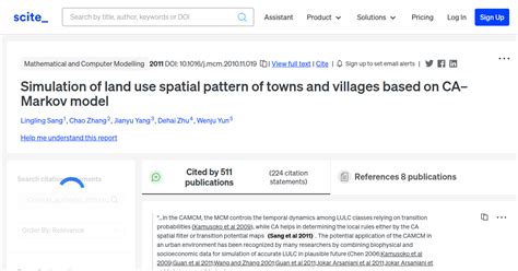 Simulation Of Land Use Spatial Pattern Of Towns And Villages Based On Ca Markov Model
