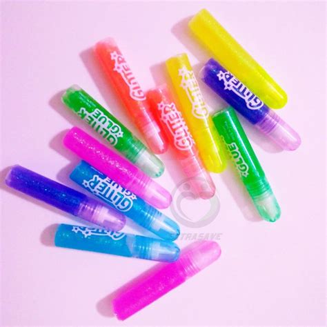 Glitter Glue Gam Warna 6ml Lazada