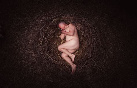 An Artist Asked People To Get Naked In A Nest To Face Their Demons