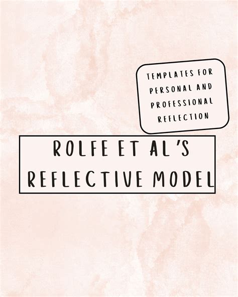 Reflective Model Template Rolfe Et Al 2001