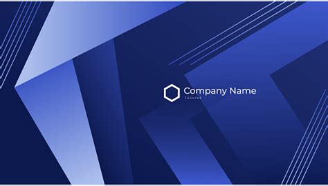 현대 창조적이고 깨끗한 블루 명함 디자인 템플릿 트렌디 한 단순한 추상 기하학적 세련된 웨이브 라인이있는 고급 우아한 명함 디자인 배경 벡터 일러스트 레이 션 0명에 대한