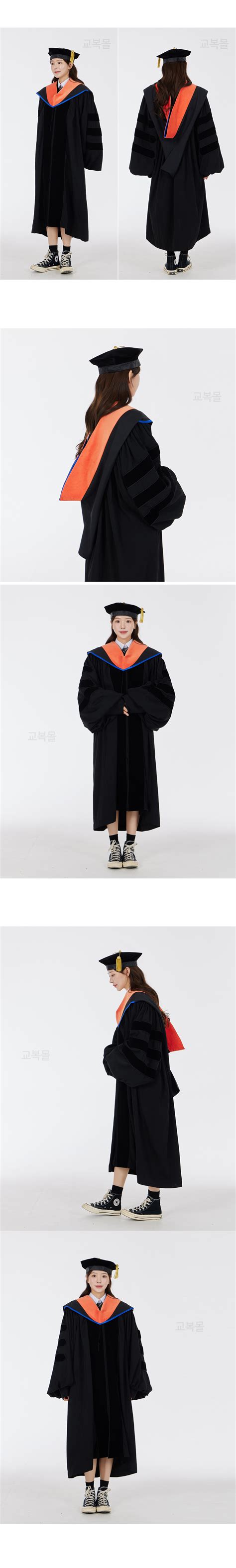 대여 남여공용 졸업가운박사가운졸업후드 시즌1졸업모자육각모 세트♡사용일 보다 더 빠르게 보내드립니다 졸업사진 졸사