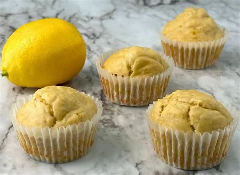 Healthy Lemon Muffins