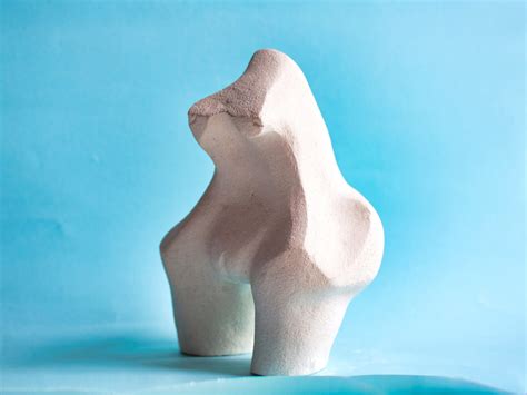Ceramic Sculpture Goddess Statuette Clay Figures Minimalism Erotic Sculpture Sex Lust Female