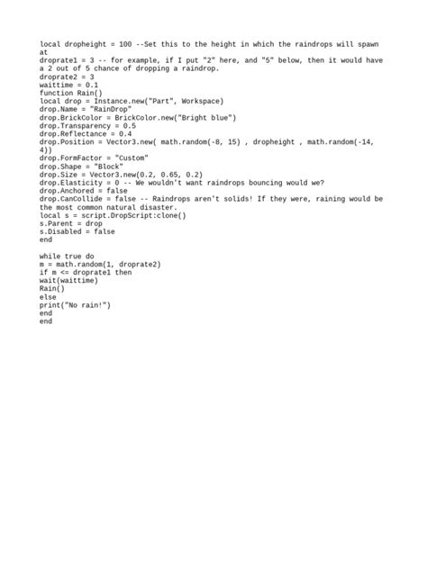 Roblox Rain Script Pdf