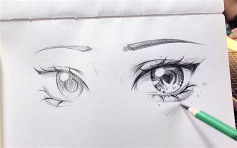 【手绘教程】新手画画怎样深入刻画细节？初学者铅笔动漫眼睛画法教程！ 糖水桃nemo 糖水桃nemo 哔哩哔哩视频