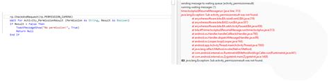 Runtime Permissions Error B4x Programming Forum