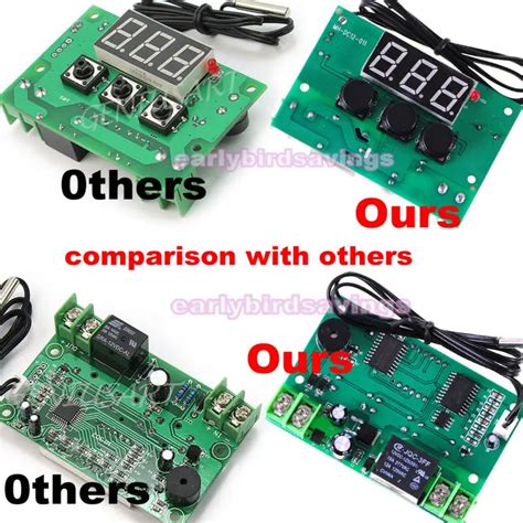 Dc 12v Digital Lcd Temperature Regulator Controller Pcb Board