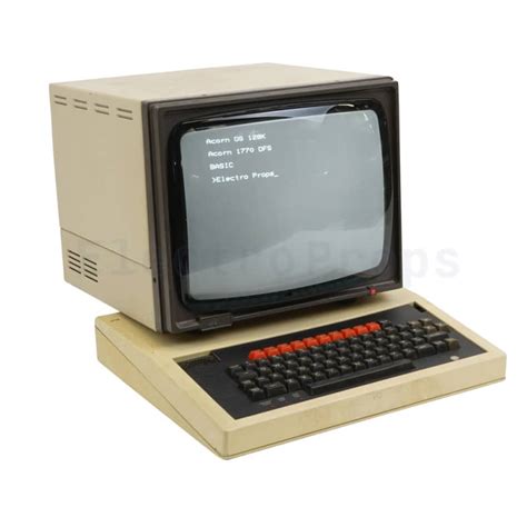 Practical 1980s Bbc Schools Computer And Microvitec Cub Colour Crt Monitor Set Up Electro Props Hire