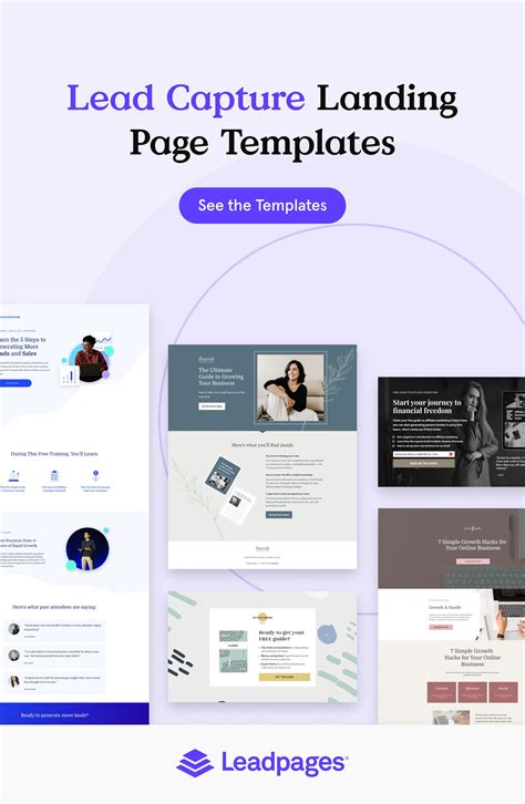 Lead Capture Landing Page Templates To Grow Your Email List In 2024 Landing Page Examples