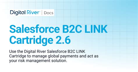 Salesforce B2c Link Cartridge 2 6 Salesforce B2c Link Cartridge