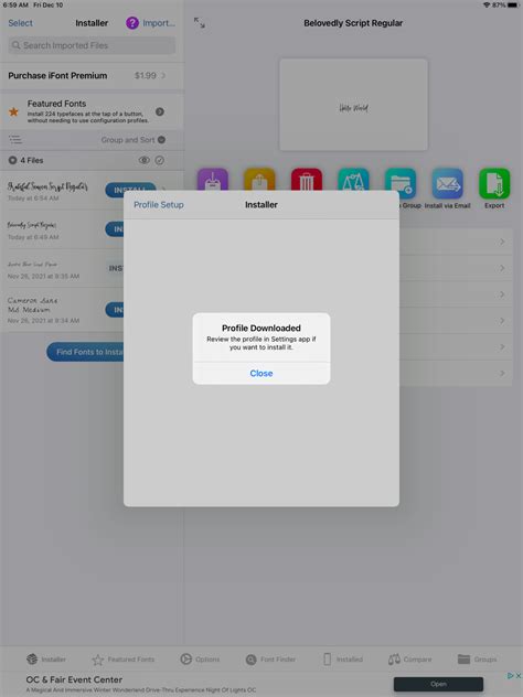 How To Install Fonts On An IPad Or IPhone Device By Beck McCormick