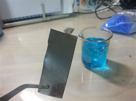 화학 황산구리 수용액을 이용한 구리 도금 네이버 블로그