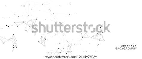 Vector Connect Lines Dots Banner Template Stock Vector Royalty Free 2444976029 Shutterstock