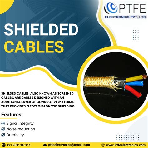 Ptfe Shielded Cables Shielded Cables Also Known As Screened