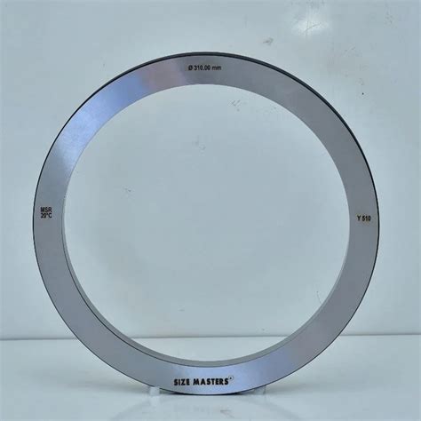 20 Degree C Stainless Steel Size Masters Setting Ring Gauge Size 310 Mm Diameter Model Name