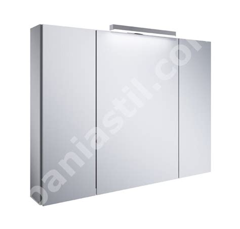 Мебели за баня горен шкаф за баня с огледало Victoria 80см Roca 34 влагоустойчиви