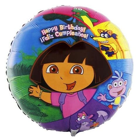 Dora The Explorer Happy Birthday Helium Balloon Dora The Explorer