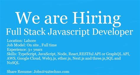 92 Techno On Linkedin Job Cloud Javascript Nodejs Reactjs Typescript Javascript Nextjs