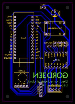 Stepper Clock EasyEDA Open Source Hardware Lab