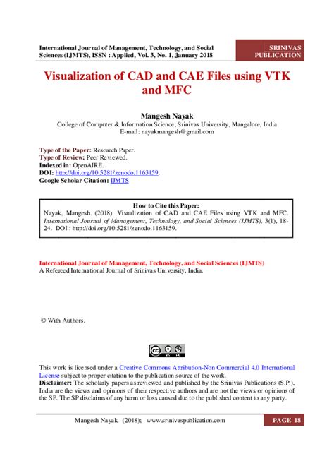 Pdf Visualization Of Cad And Cae Files Using Vtk And Mfc