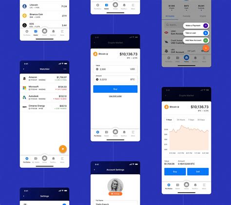 Free Finance Ui App Template Radity Sketch