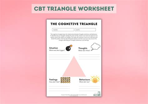 Cognitive Triangle Worksheet Example At Terry Greene Blog
