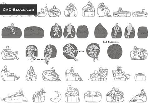 Frameless Furniture Autocad Cad Blocks