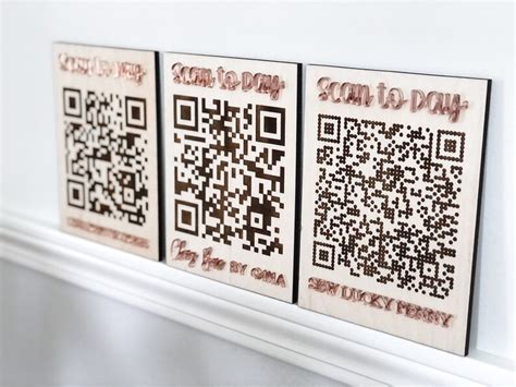 Venmo Code Sign QR Code Scan To Pay Sign Etsy