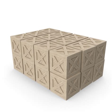 Cargo Wooden Crates 3d Object 2550267019 Shutterstock