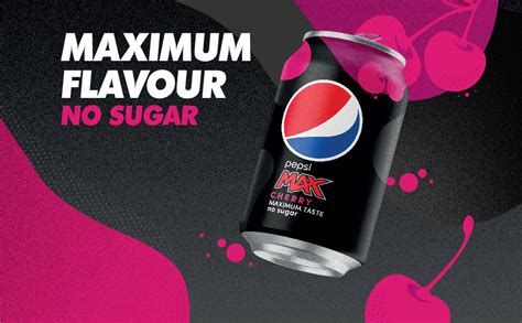 Pepsi Max Cherry Maximum Cherry No Sugar 12 X 330ml Uk Prime Pantry
