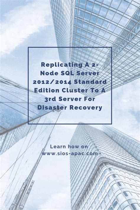 disaster recovery for sql server standard edition