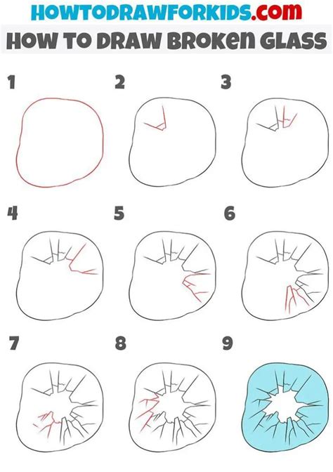 How To Draw Glass Shattering