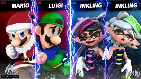 Santa Mario And Movie Luigi Vs Callie And Marie Youtube