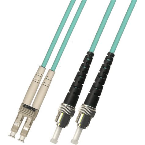 35m Lc St Duplex Multimode Fiber Optic Cable 50125 10 Gigabit Outdoor